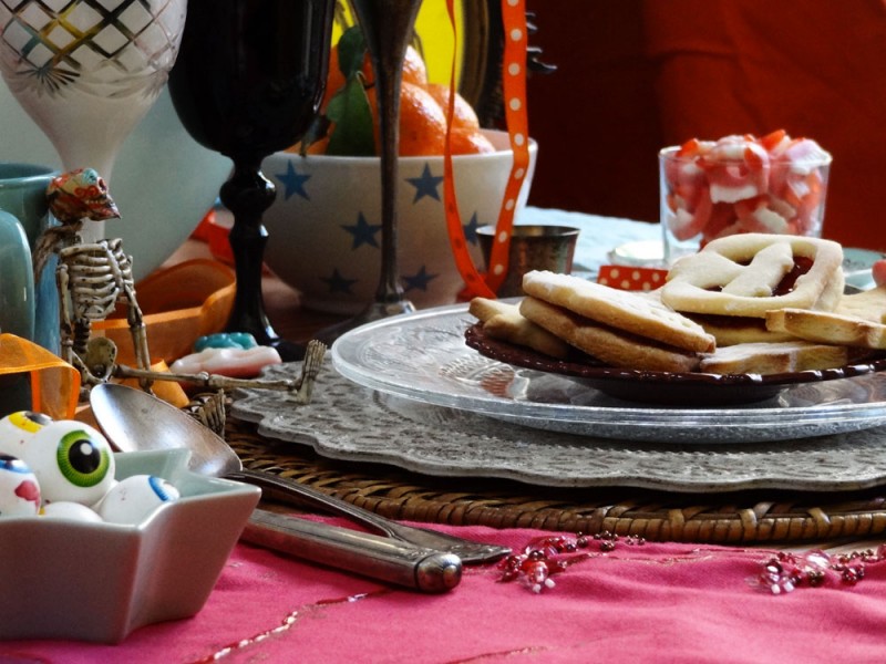 Un goûter Halloween : décoration de table • blog voyage