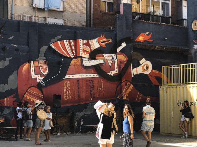 Street Art à Saragosse : Festival Asalto • blog voyage